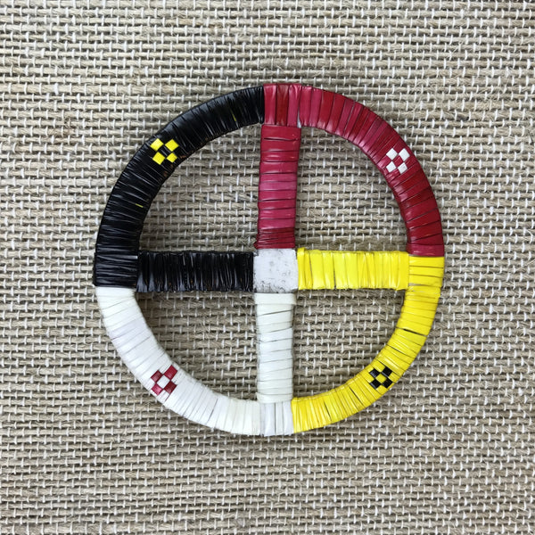 Fancy Quillwork Medicine Wheel – Seven Fires Art